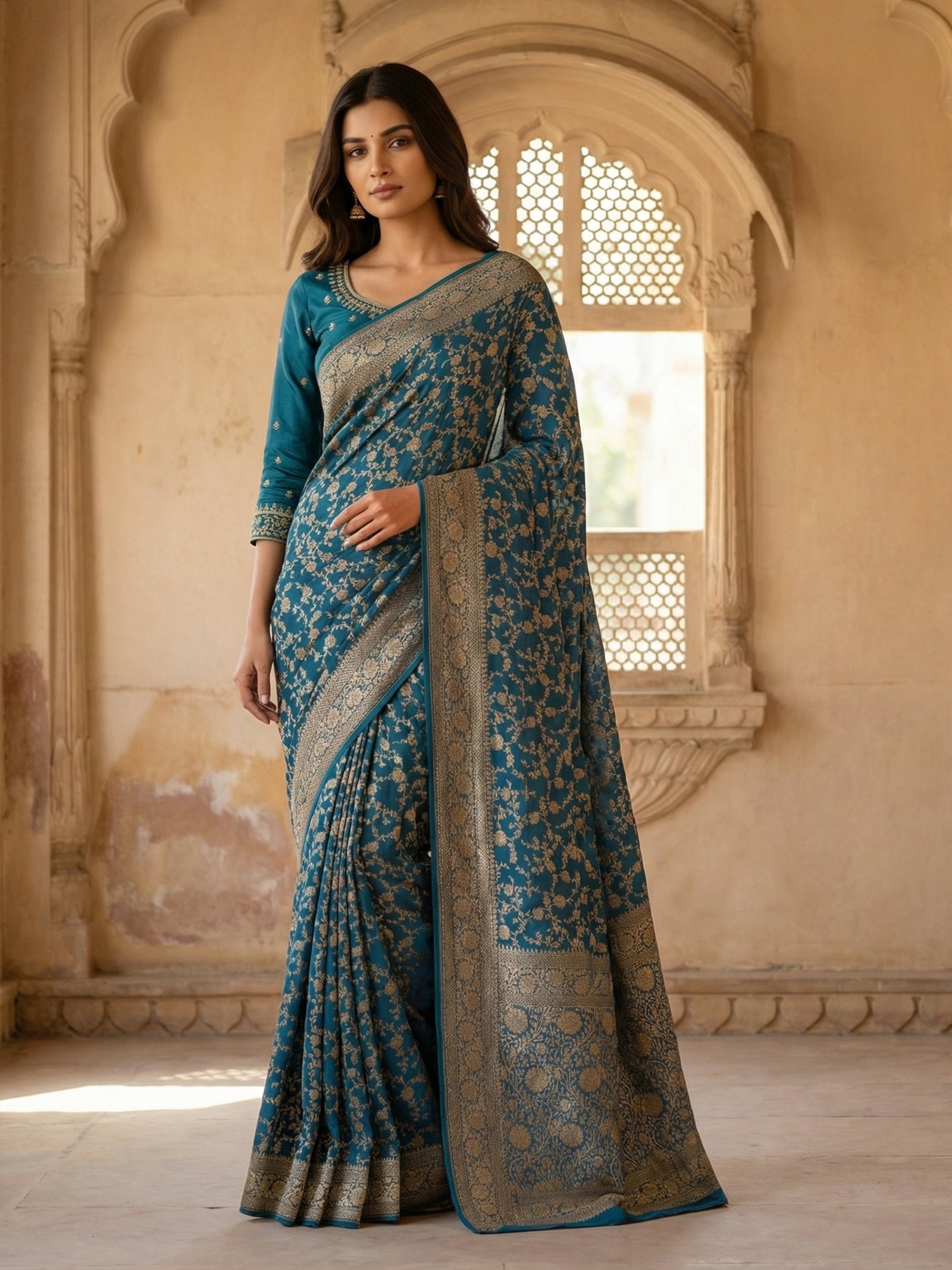 Buy Banarasi Silk Sarees Online at Kalyan Silks